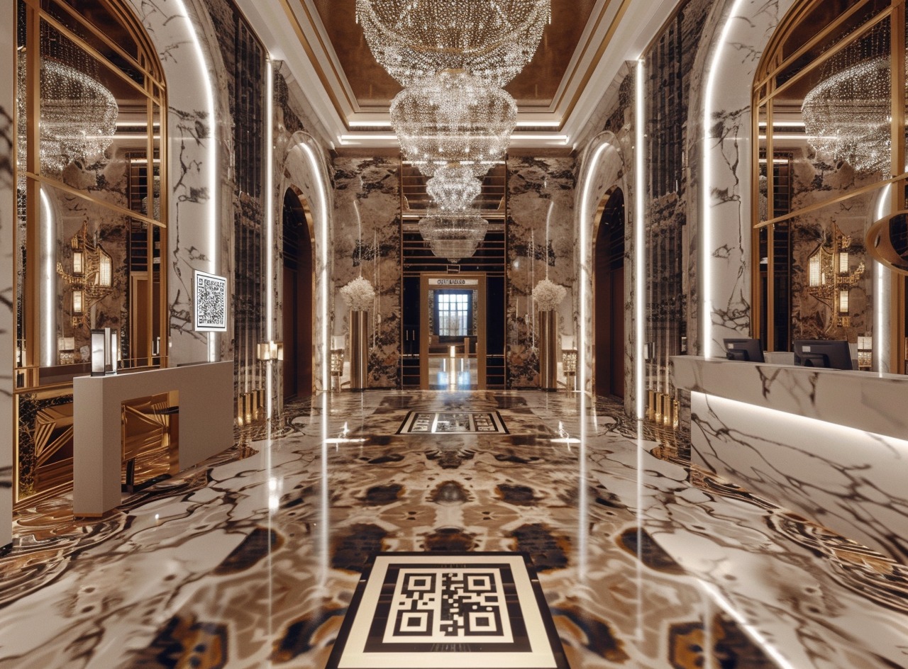 QR Codes on Marble: Elegance Meets Technology | My QR Code