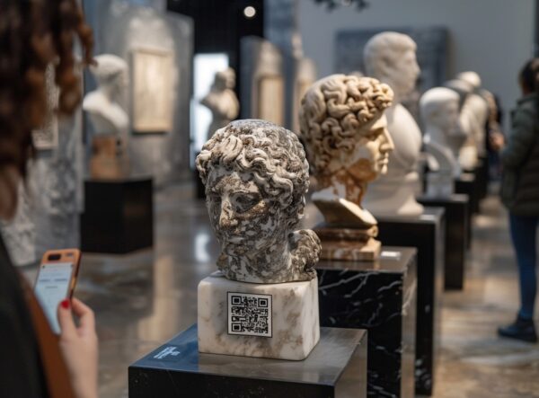 QR Codes on Marble: Elegance Meets Technology | My QR Code