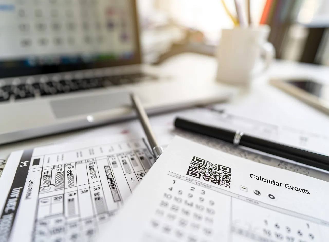 Generador de eventos de calendario de código QR | Mi código QR