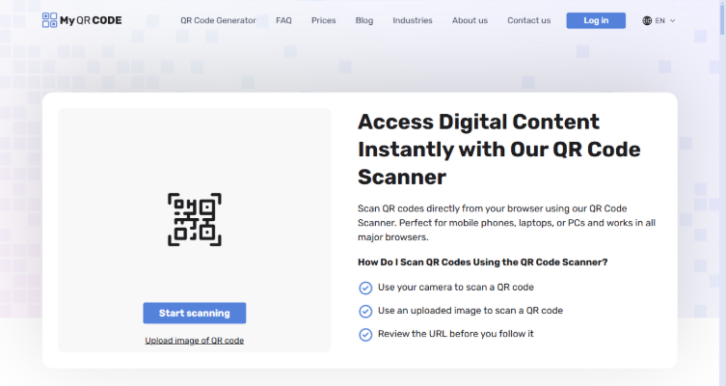 Best QR Code Scanner 2025 | My QR Code